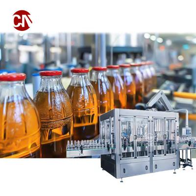 Cina Macchina di riempimento di succo di frutta a 380V / linea di lavorazione di succo di frutta / linea di produzione di succo in vendita