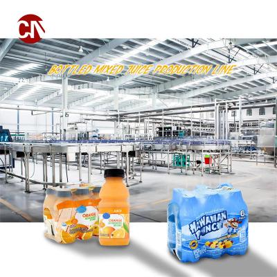 Cina Macchina di riempimento di succo di frutta a 380V / linea di lavorazione di succo di frutta / linea di produzione di succo in vendita