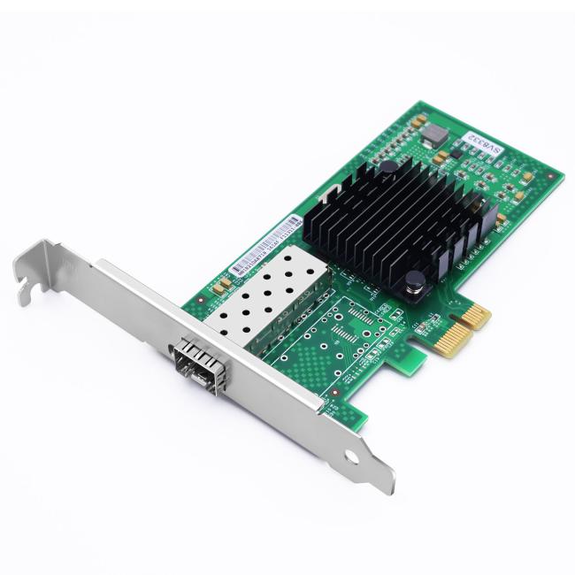 SV8332 PCIe SFP Network Card side view