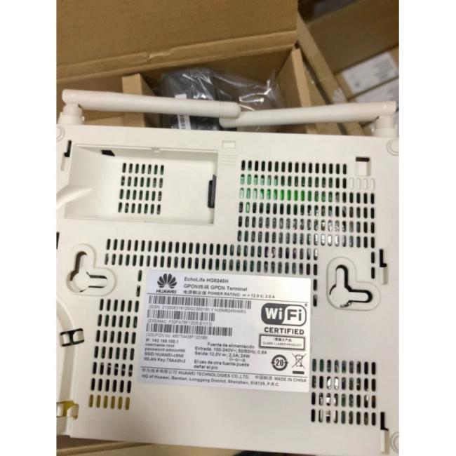 Front view of EchoLife HG8245H home gateway