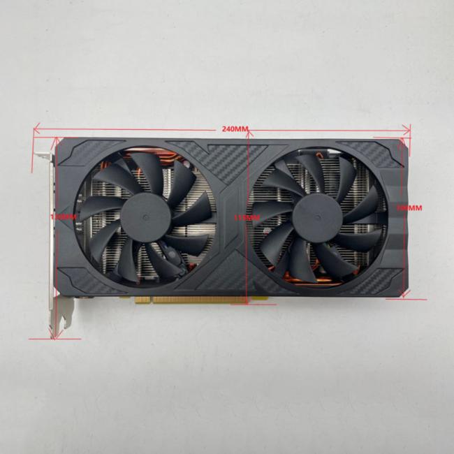 Close-up of GPU chip and components