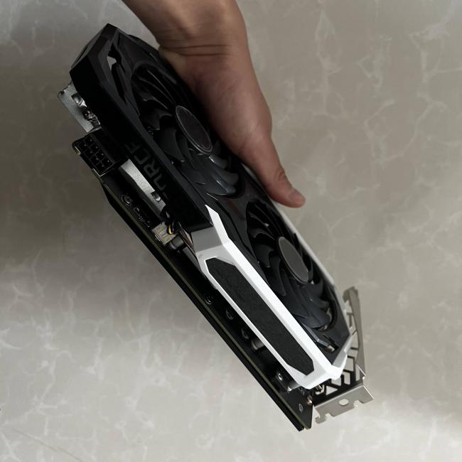 GTX 1660 Ti graphics card cooling system