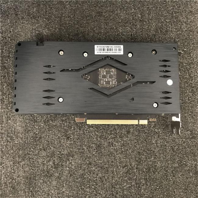 RTX 3070M graphics card packaging
