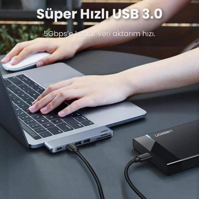 USB C Hub Adapter package contents