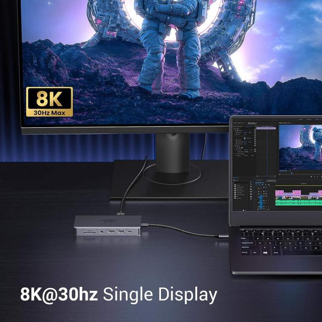 Docking station connected to multiple devices