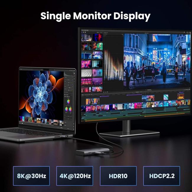Revodok 206 Docking Station with connected devices
