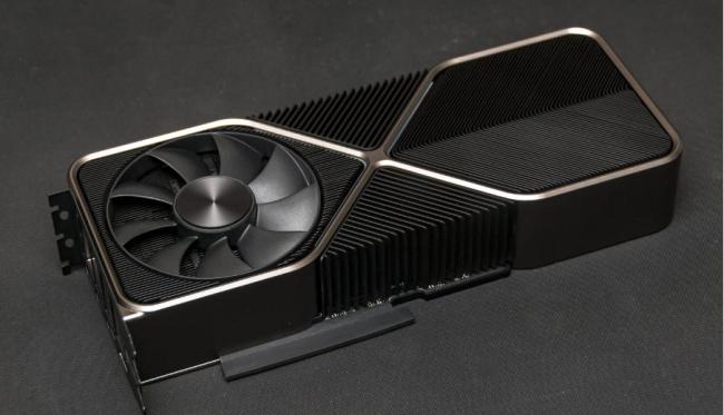 NVIDIA RTX 3090 graphics card side view