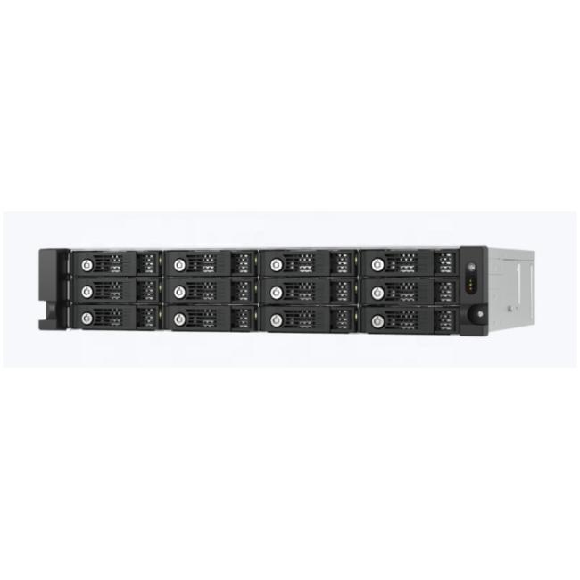 Front view of TL-R1200PES-RP 12-bay storage expansion device