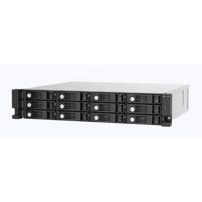 Front view of TL-R1220Sep-RP 12-bay NAS storage expansion unit