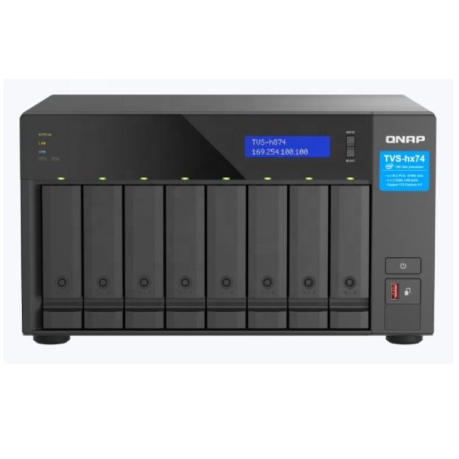 Front view of TVS-h874-i5-32G NAS storage unit