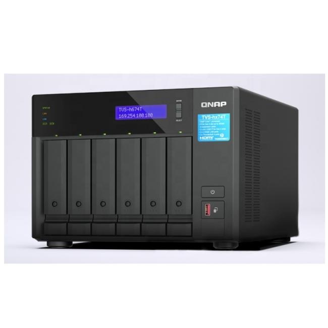 Front view of TVS-h674T-i5-32G NAS storage unit