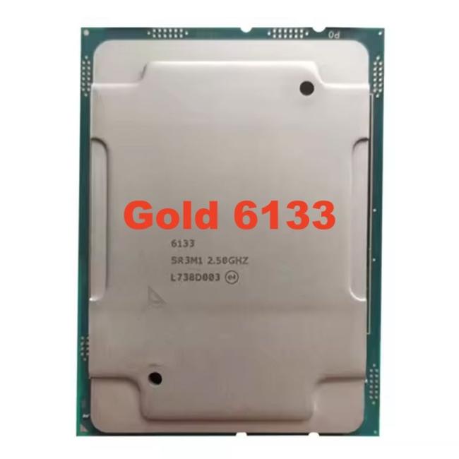 Gold 6133 CPU side view with socket details