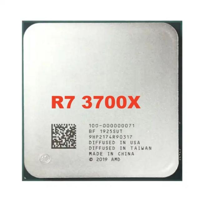 R7 3700X CPU packaging and components