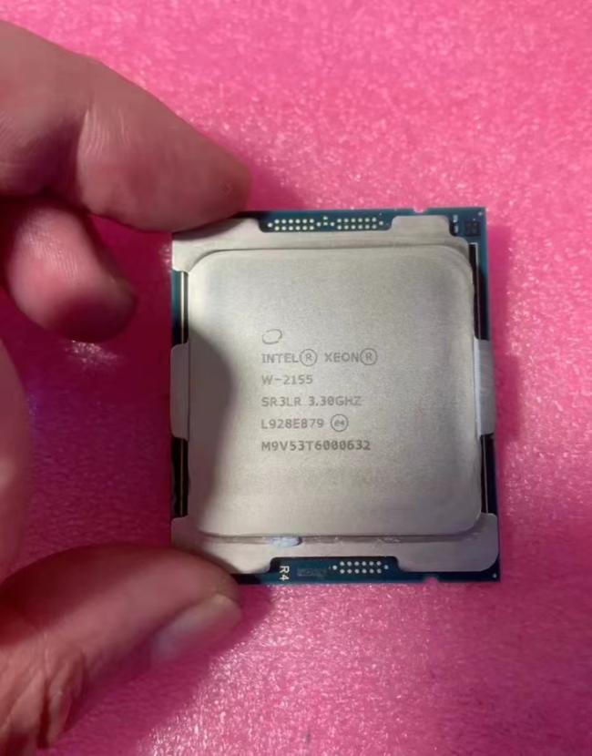 W-2155 CPU Processor front view