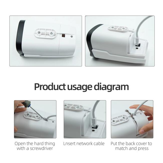 Camera interface and connection ports