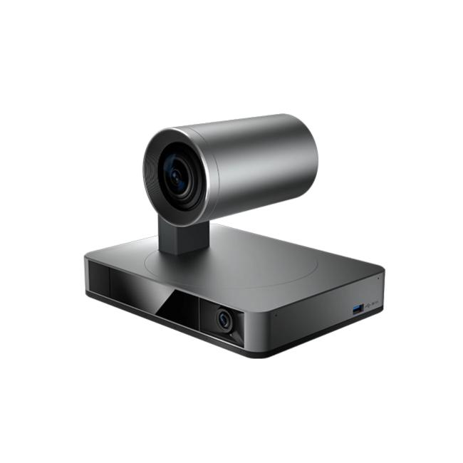 Close-up of UVC86 camera lens and tracking technology