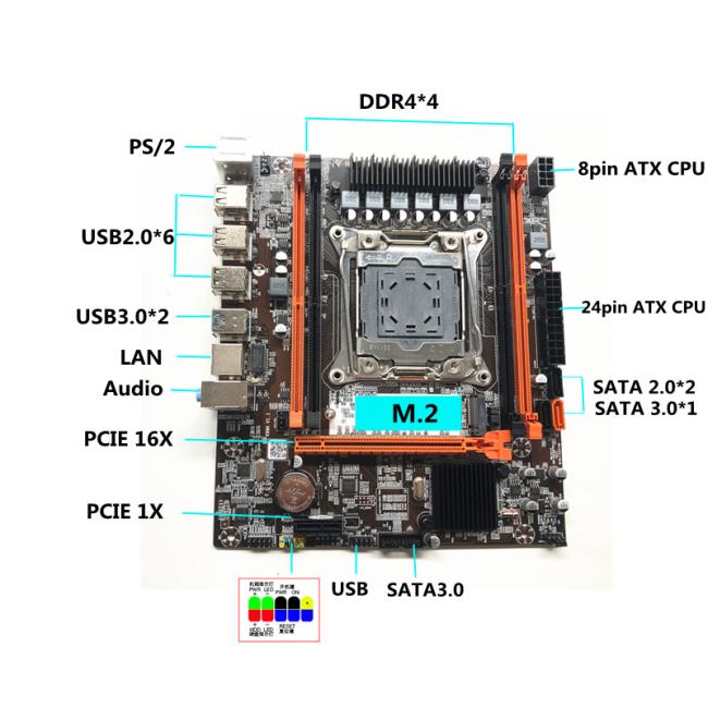 X99 motherboard memory slot close-up