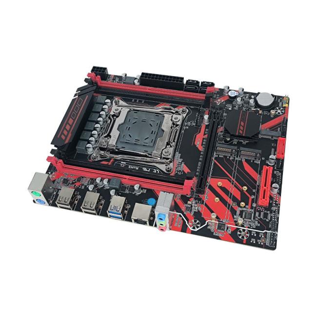 X99 motherboard memory slots and power connectors