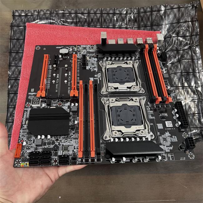 X99 motherboard memory slots and heatsinks