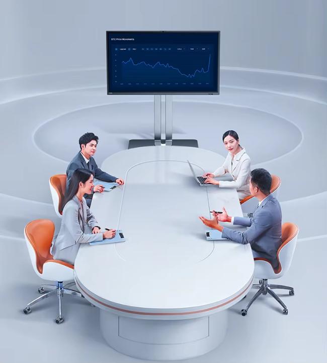 M5A Smart Interactive Flat Panel display demonstration