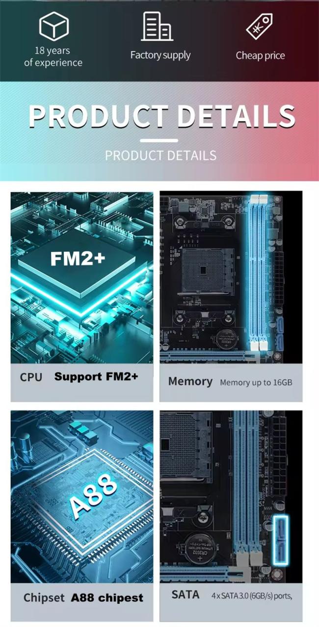 A88 motherboard installation demonstration