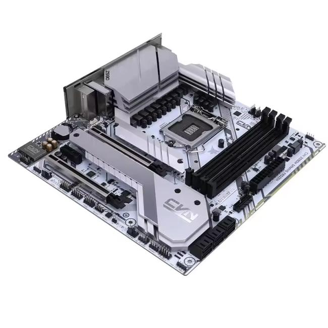 Motherboard rear I/O panel showing various ports