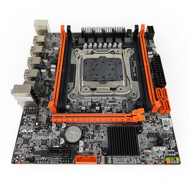 X99 D4M Motherboard showing memory slots and chipset