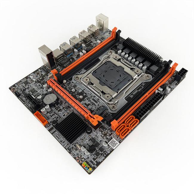 Detailed view of X99 D4M Motherboard expansion slots