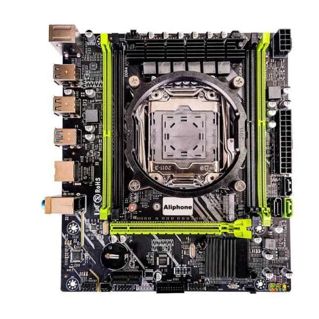 X99 P4 motherboard rear I/O panel connections