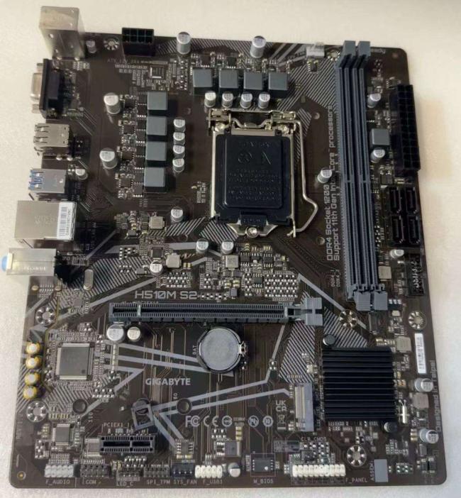 H510M S2 motherboard close-up of components