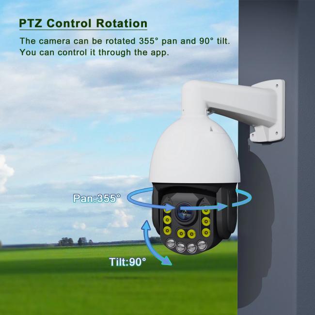 Camera control interface showing PTZ functionality