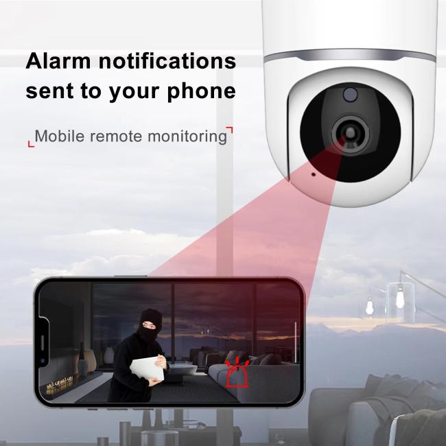 Top view of H.265x 4Mp WiFi Smart Indoor PTZ IP Camera