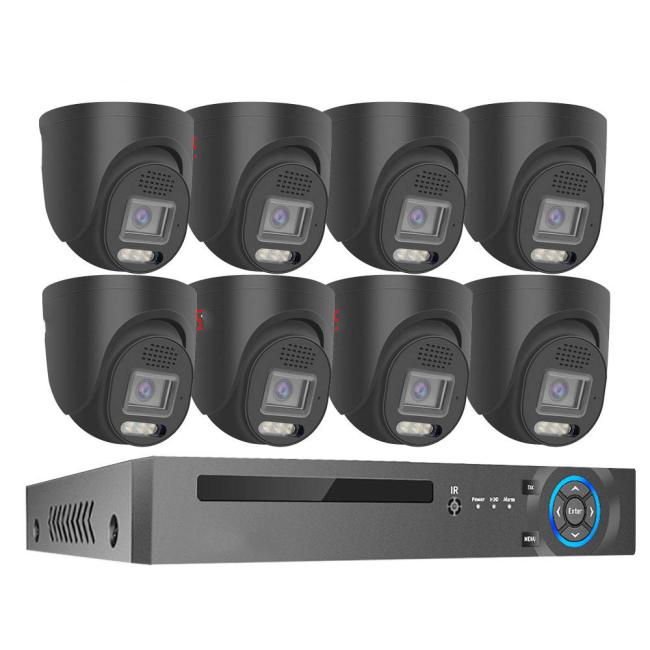 8 Channel POE CCTV System - Side View