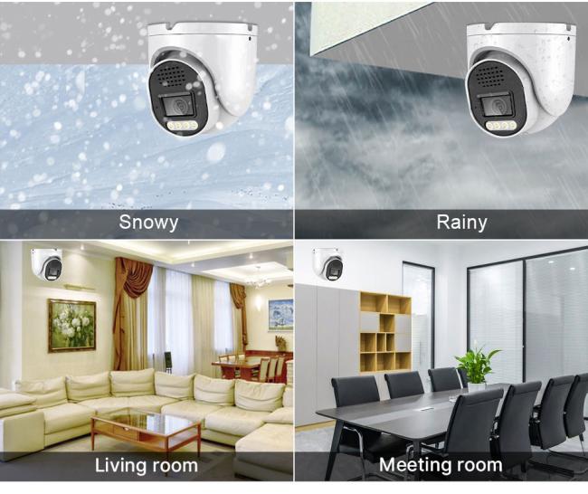 CCTV camera night vision demonstration