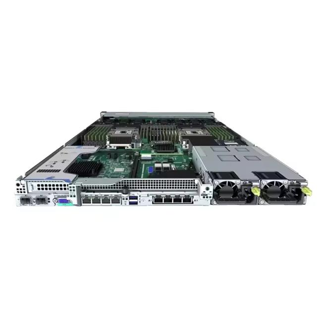 1288HV5 server side view showing ports and ventilation