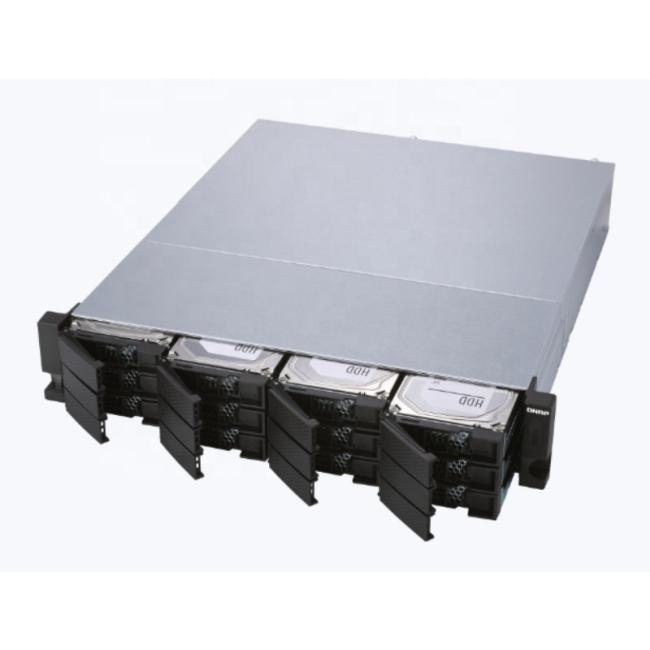 Side view of TL-R1200S-RP storage device showing rack mounting