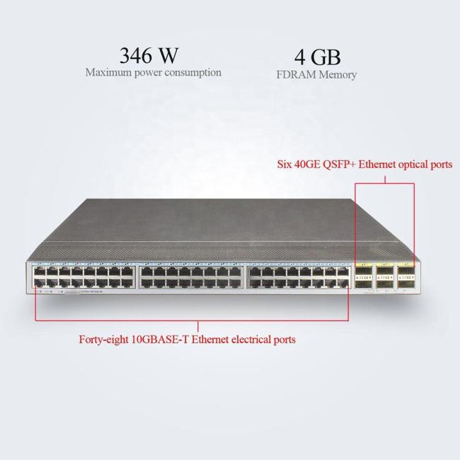 CE6856-48T6Q-HI Network Switch side view