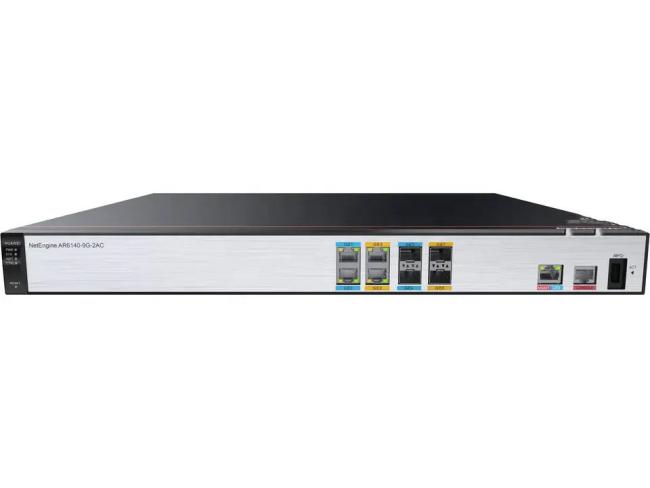 NetEngine AR6140E-9G-2AC router rear view with connections