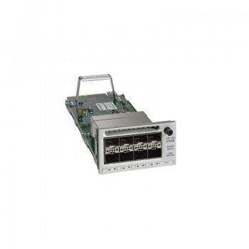 Side view of C9300-NM-8X network module