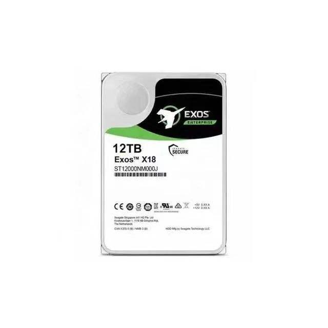 Seagate Exos 12TB HDD side view