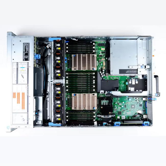PowerEdge R740 rack server rear view
