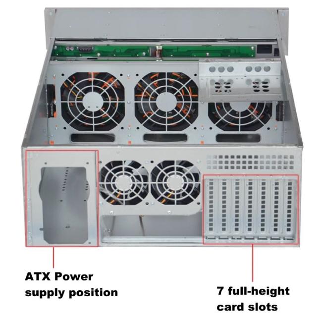 4U Server Chassis cooling system