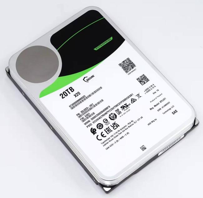 20TB Customized HDD interface view