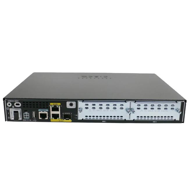 Rear panel connections of the router