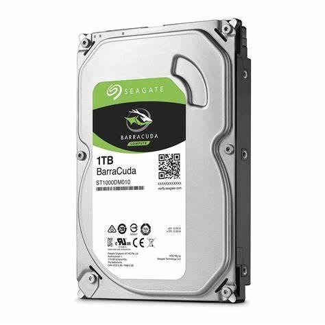 Seagate Barracuda 1TB HDD top view