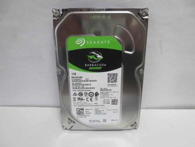 Seagate Barracuda 1TB HDD label details
