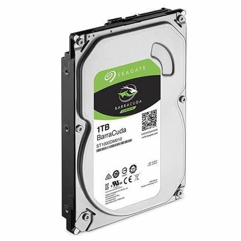 Seagate Barracuda 1TB HDD specifications label