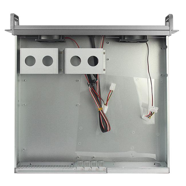 Hard disk mounting system in 2U server case