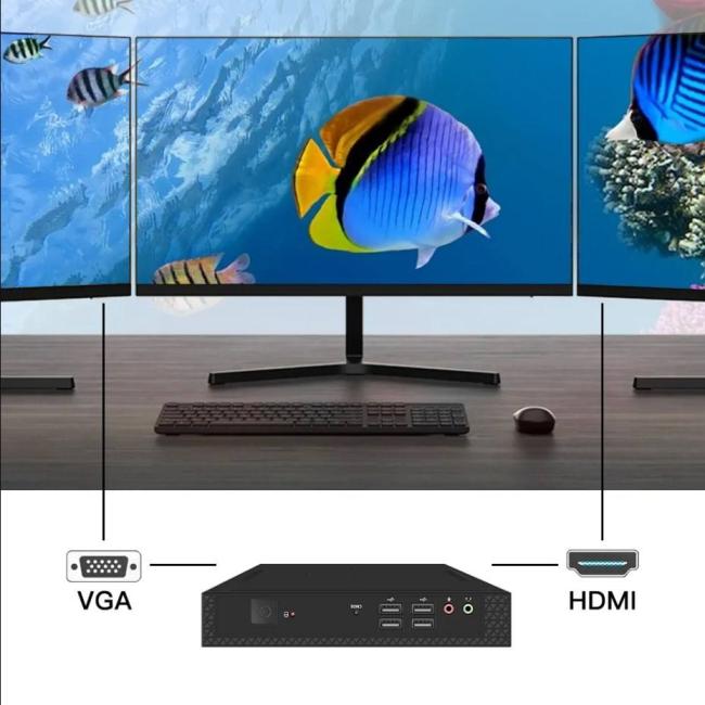 Compact size comparison of Mini Desktop