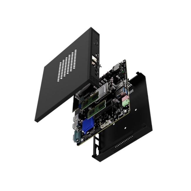 Internal view showing component layout and cooling system